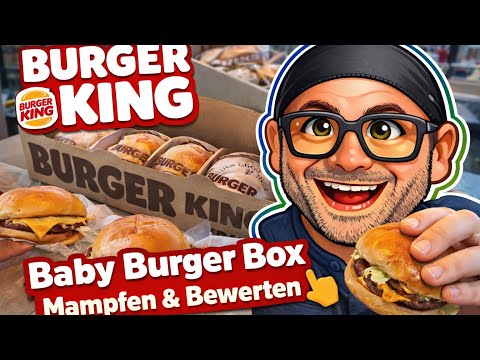 Baby Burger Box (Baby Whopper, Big King & Steakhouse Mini Buffet) Burger King mampfen & bewerten