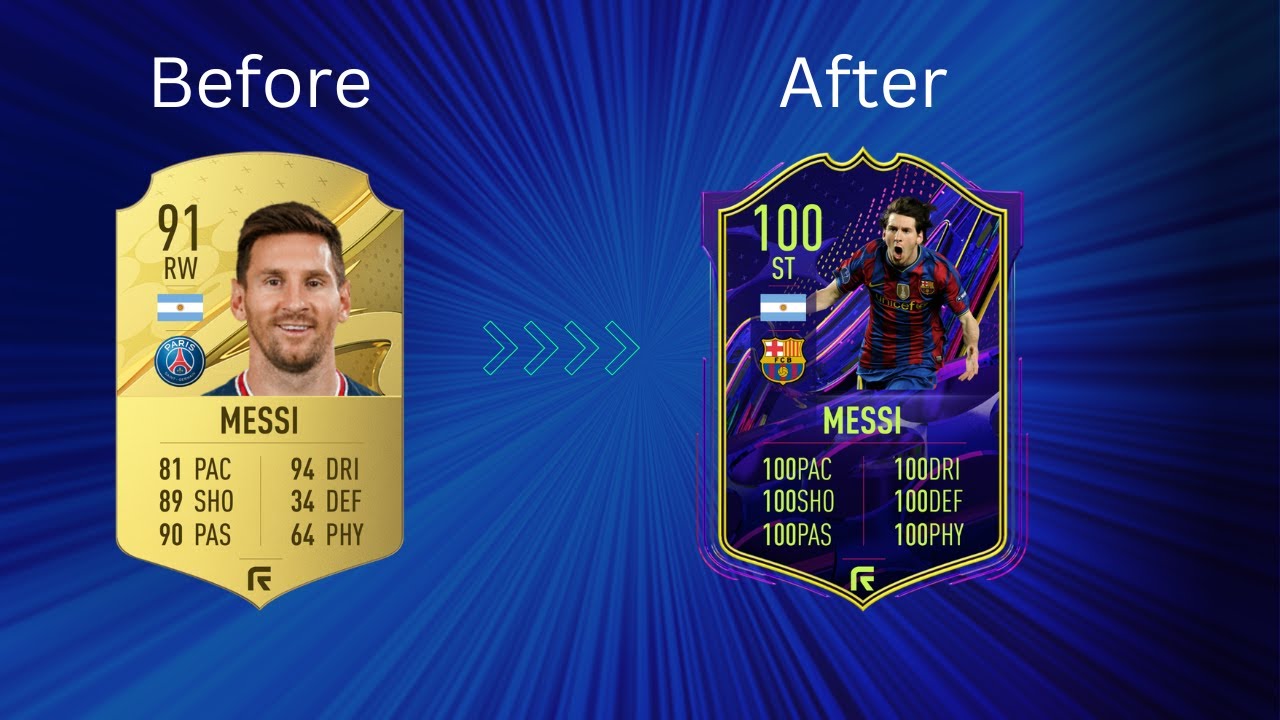 How to make custom FIFA cards! - YouTube