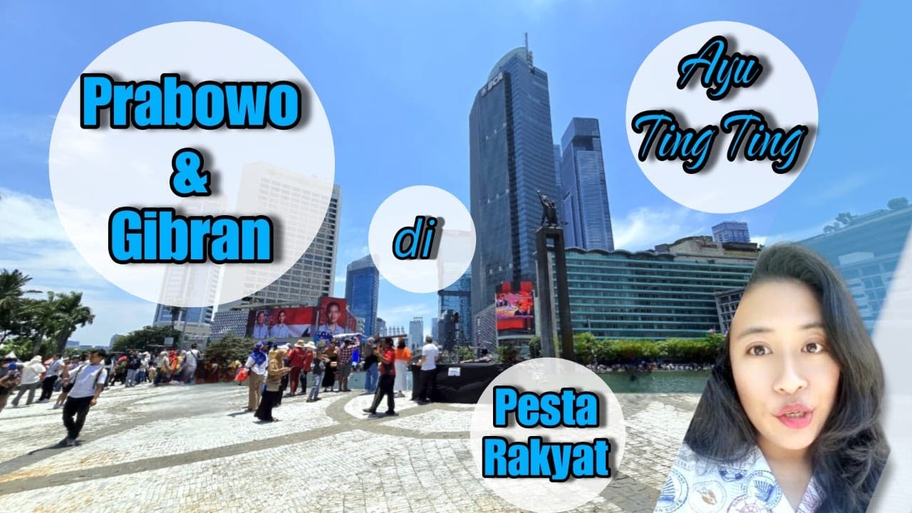 Prabowo-Gibran, Ayu Ting Ting ada di Pesta Rakyat - YouTube