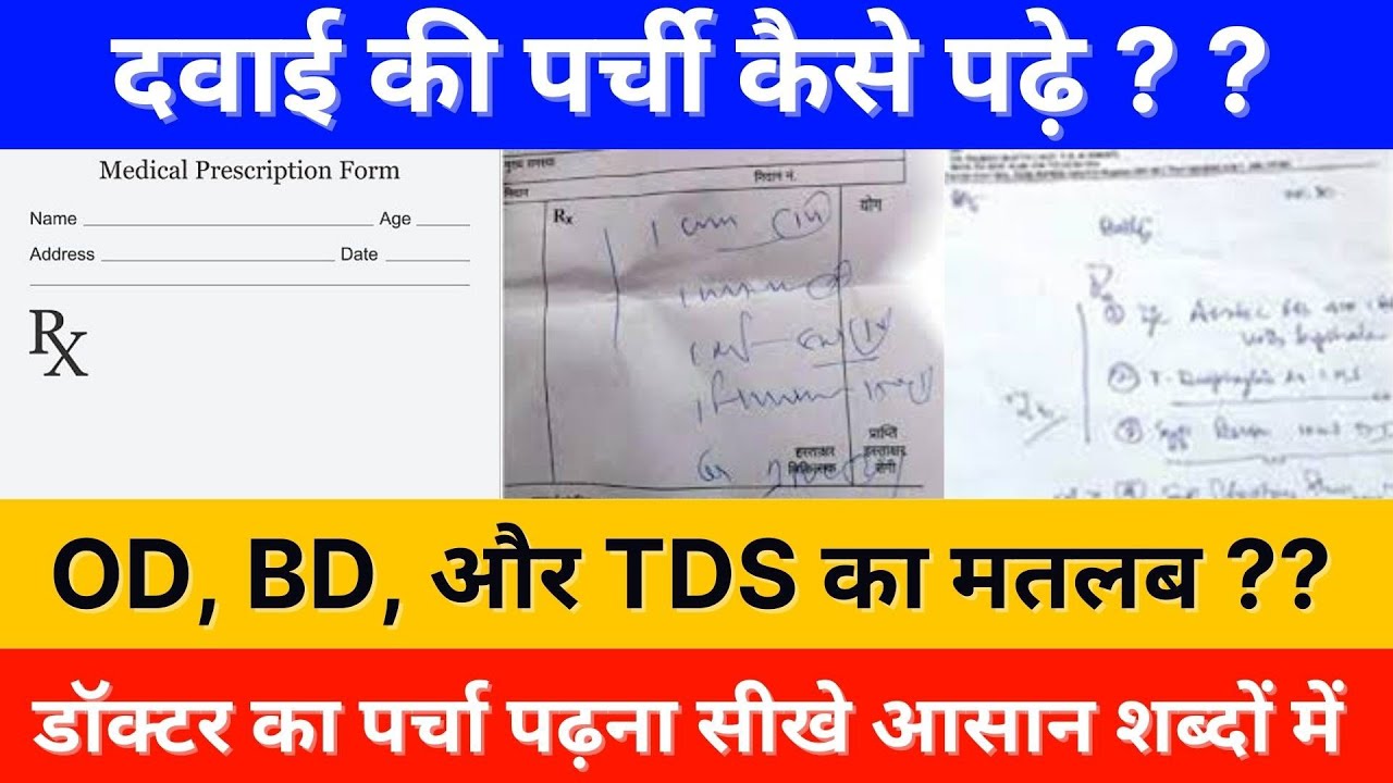 How to Read Doctor prescription | Doctor Writing | Medical ...