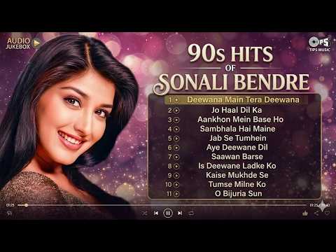 90s Hits Of Sonali Bendre | Sadabahar Song | Evergreen Bollywood Hits | Hindi Love Songs Jukebox