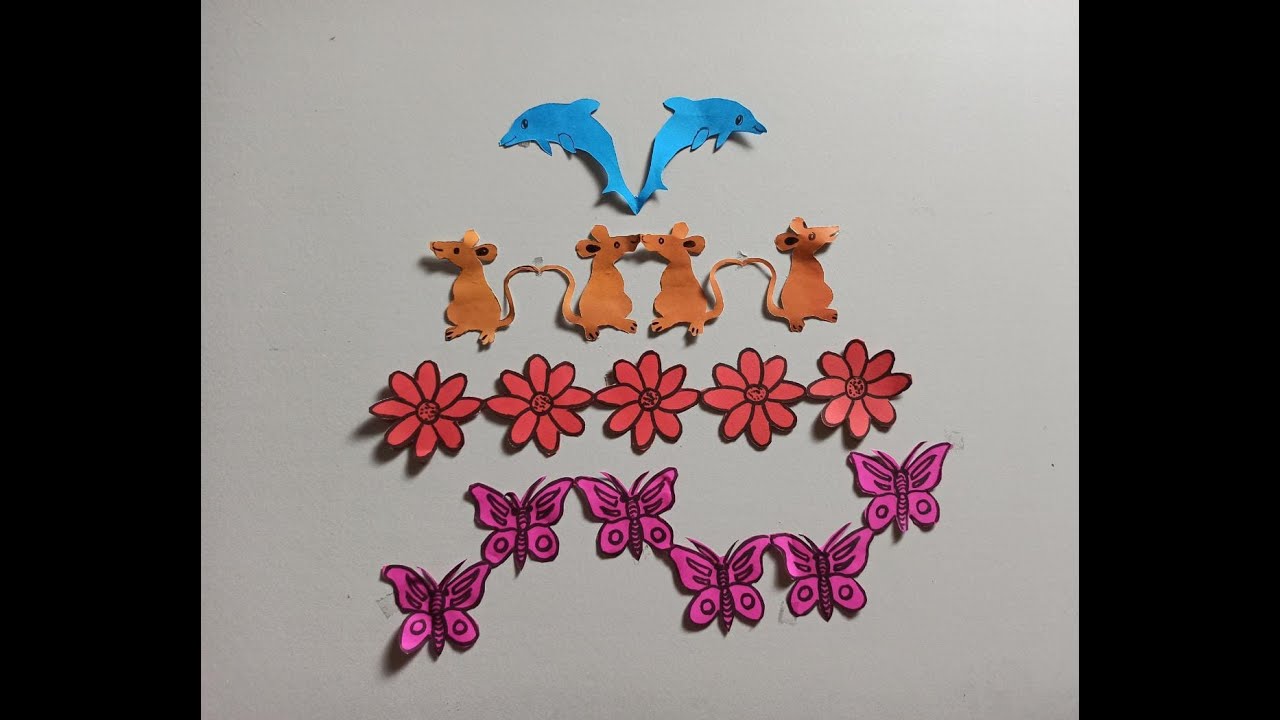 Origami Chain - YouTube