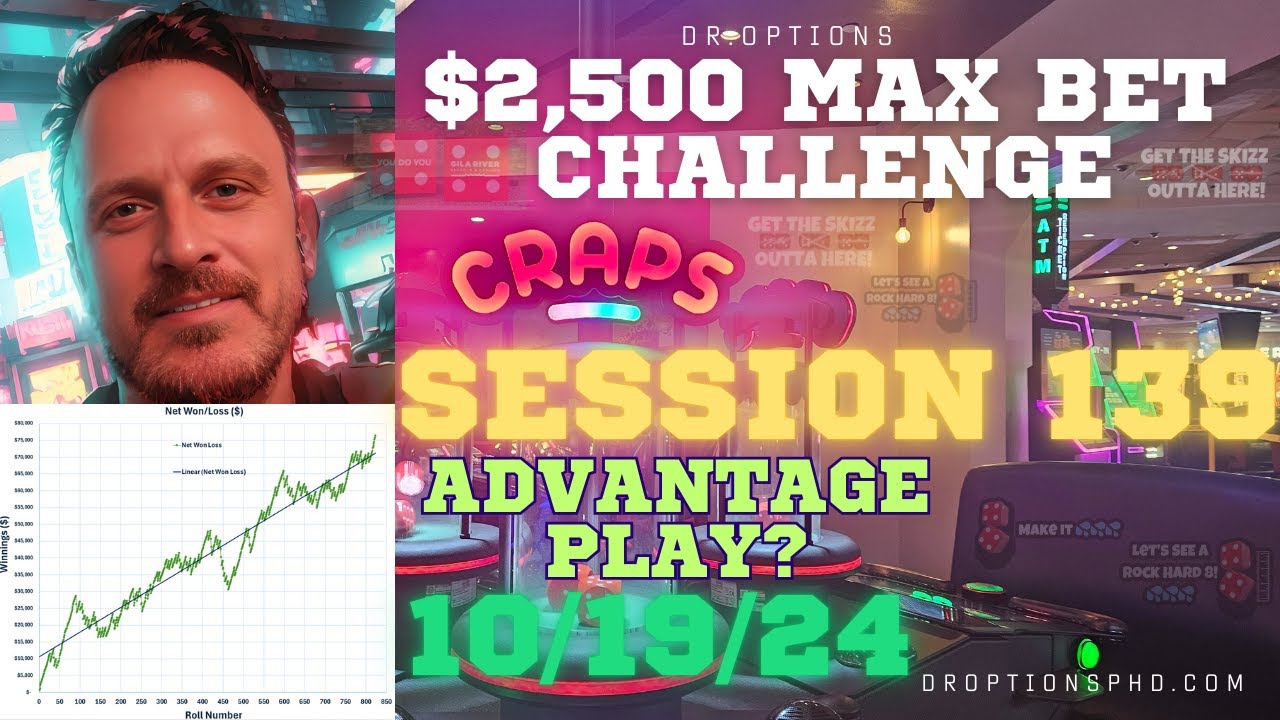 '"Advantage Play" Bubble Craps Tutorial🔥Let's Play!💰SESSION #139💰$2,500 ...