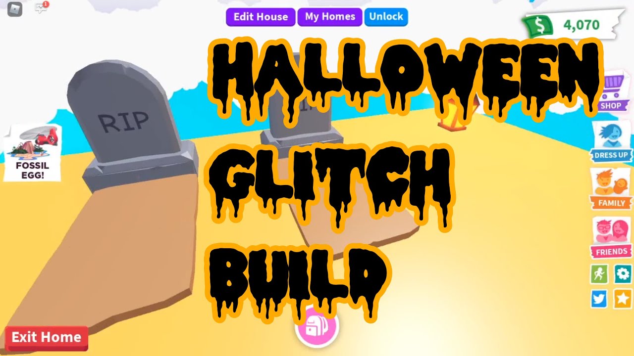- ROBLOX ADOPT ME - Simple Halloween 2020 Glitch Build Backyard ...