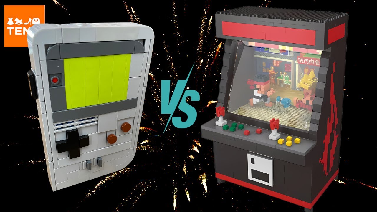 TEMU Micro block Street Fighter Arcade vs Gameboy - Unboxing and Review ...