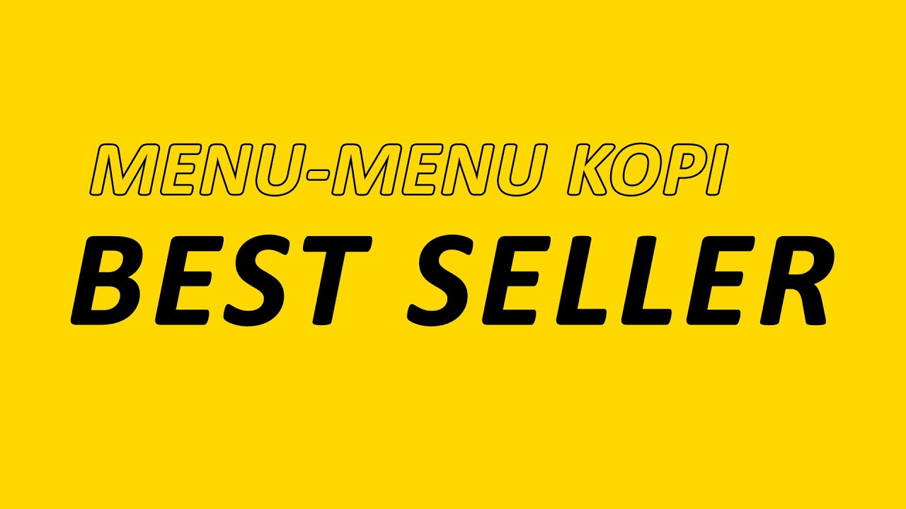 menu kopi yang WAJIB ADA DIMENU CAFE MU - YouTube