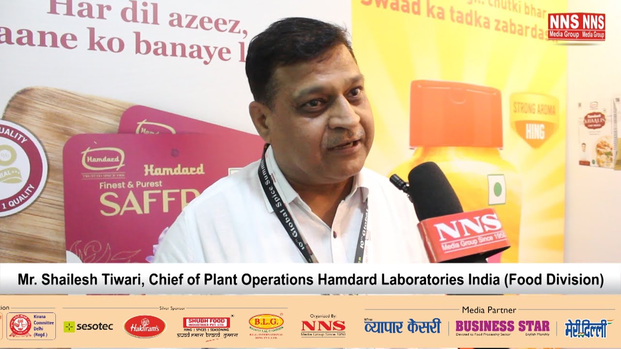 Mr. Shailesh Tiwari, Chief of Plant Operations Hamdard Laboratories ...