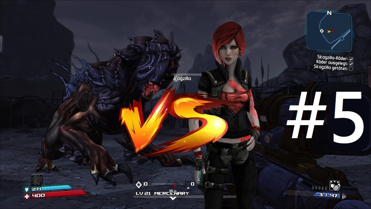 Borderlands 1 Lilith Durchlauf - Deutsch - PS4 #5 Firehawk VS Skagzilla ...