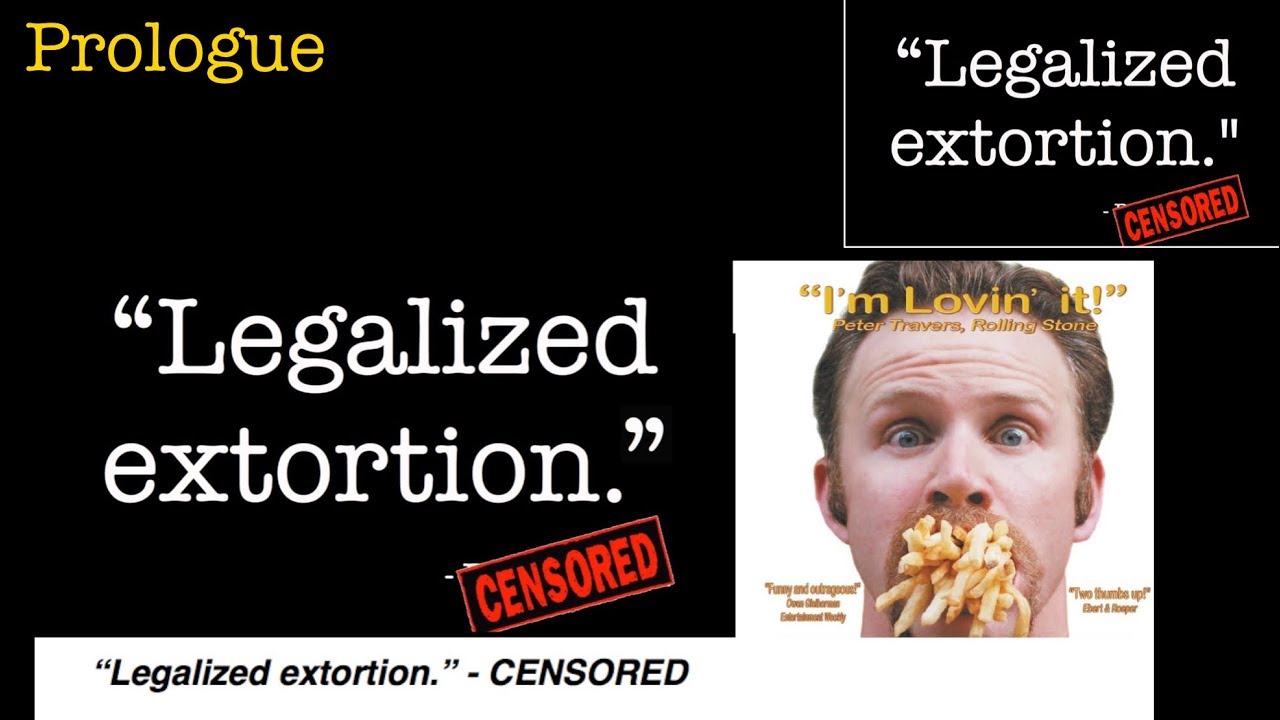 “Legalized extortion.” - CENSORED | Prologue - YouTube