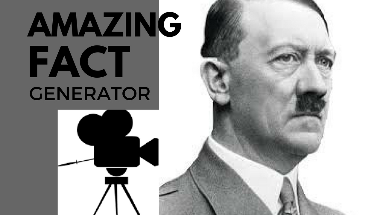 AMAZING FACT GENERATOR| HITLER SITCOM?? - YouTube