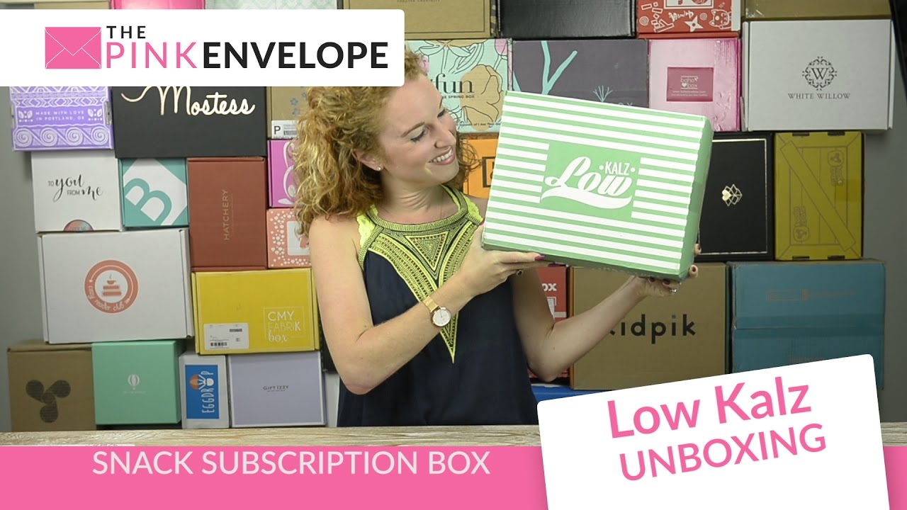 Low Kalz Snack Subscription Box - HEALTHY SNACKS to you Door!!! - YouTube
