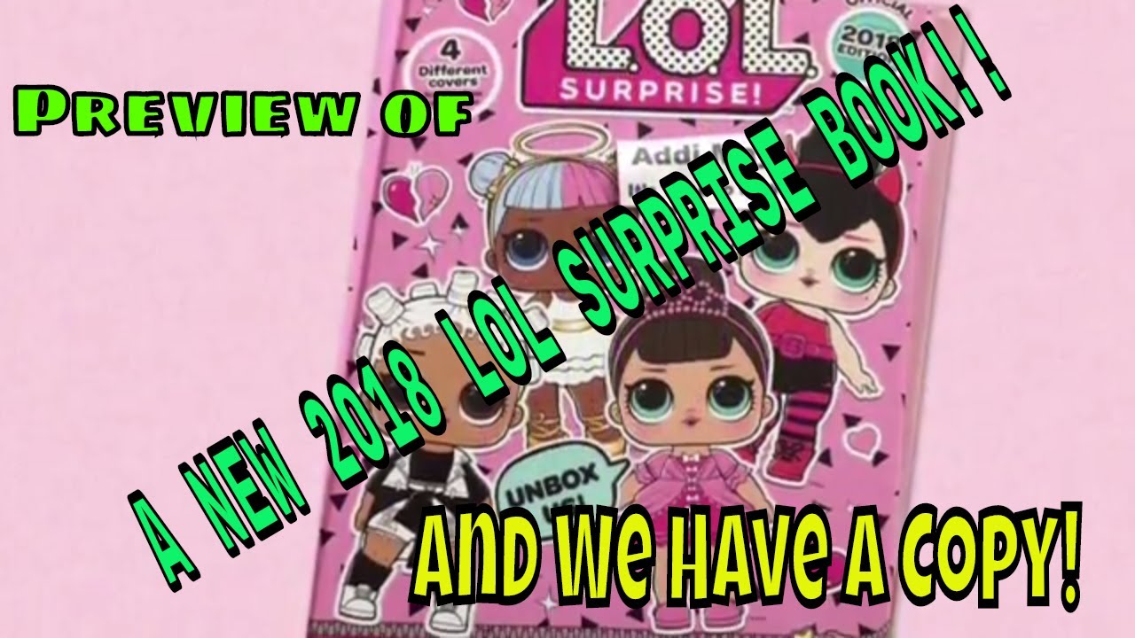 The New 2018 LOL Surprise Book!!! - YouTube