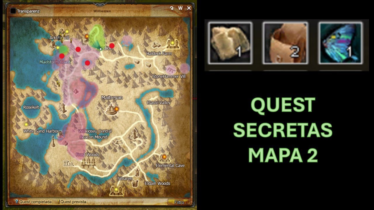 LUCHA LV 1 80 SHAIYA QUEST OCULTAS MAPA 2 ‐ (PARTE5) - YouTube