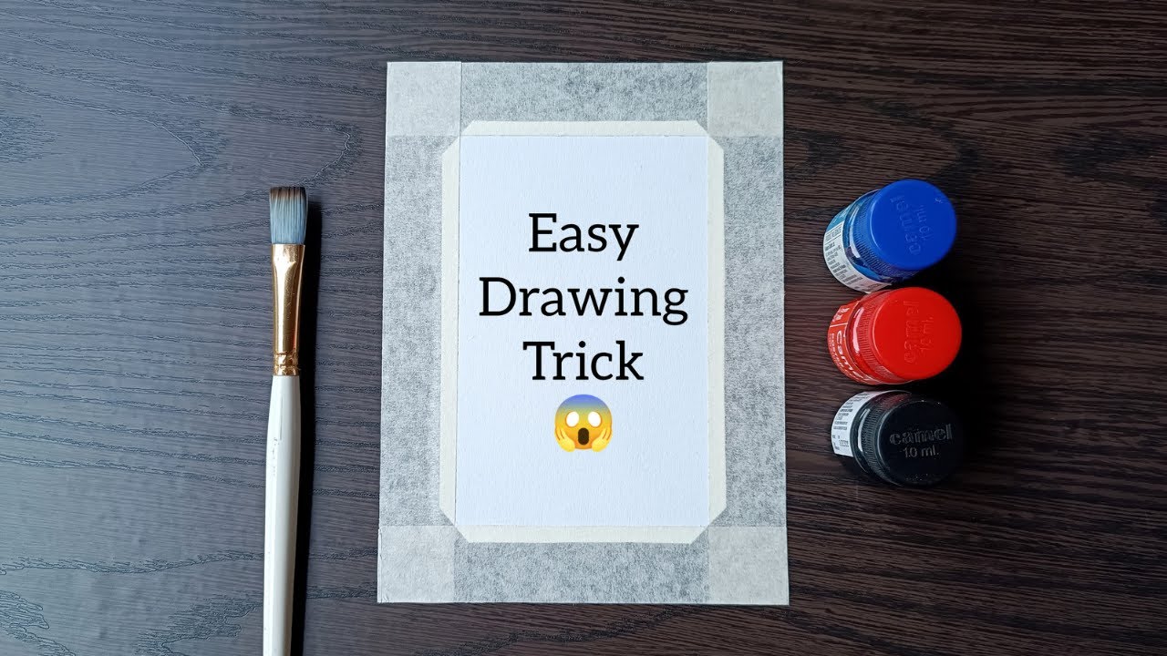 Easy and simple poster colour drawing 😃/ easy painting/poster colour ...