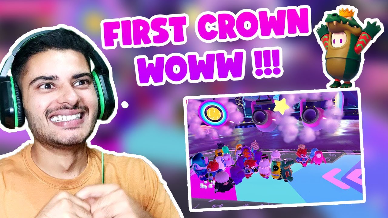 WINNING MY FIRST CROWN IN FALL GUYS BUT IN A DIFFERENT WAY| Fall Guys ...