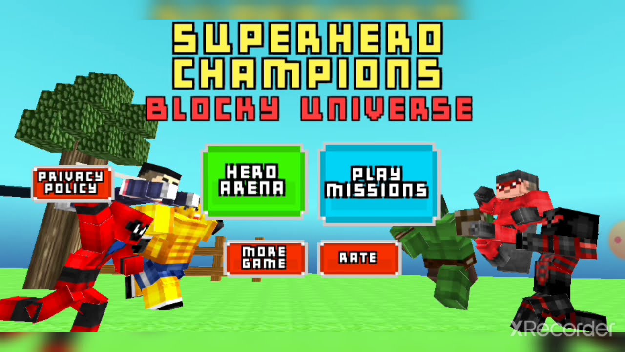 Superhero Champions - Blocky Universe /// Gameplay Wolkthough Part ( 1 ...