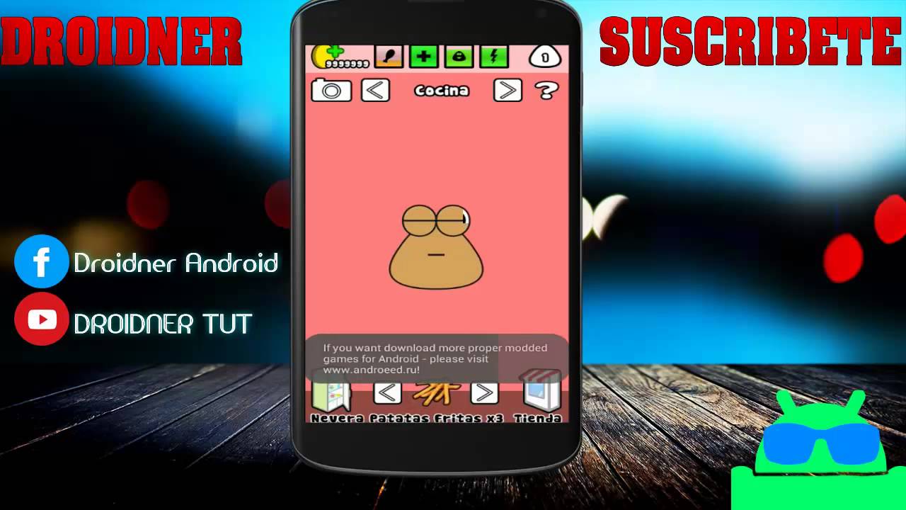 Pou Mod Hack MONEDAS INFINITAS APK SIN ROOT 2015 V1.4.67 ANDROID ...