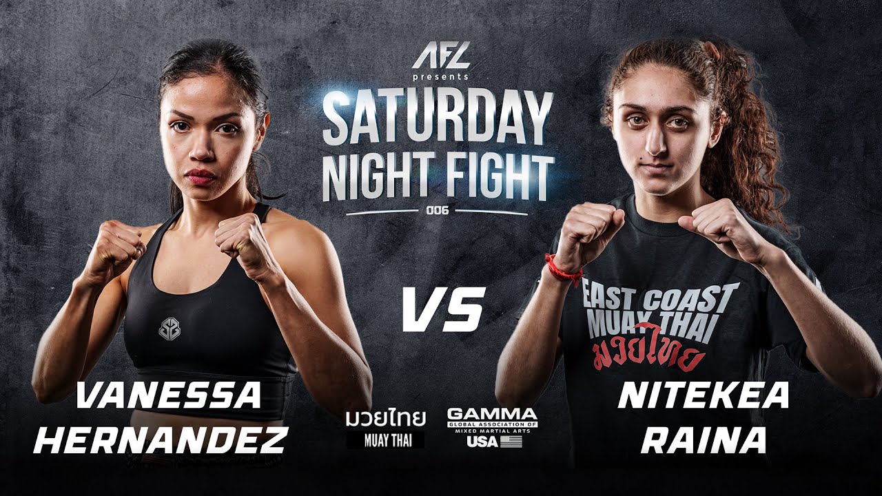 Vanessa Hernandez Vs Niteka Raina | AFL Promotions | Muay Thai | Fight ...