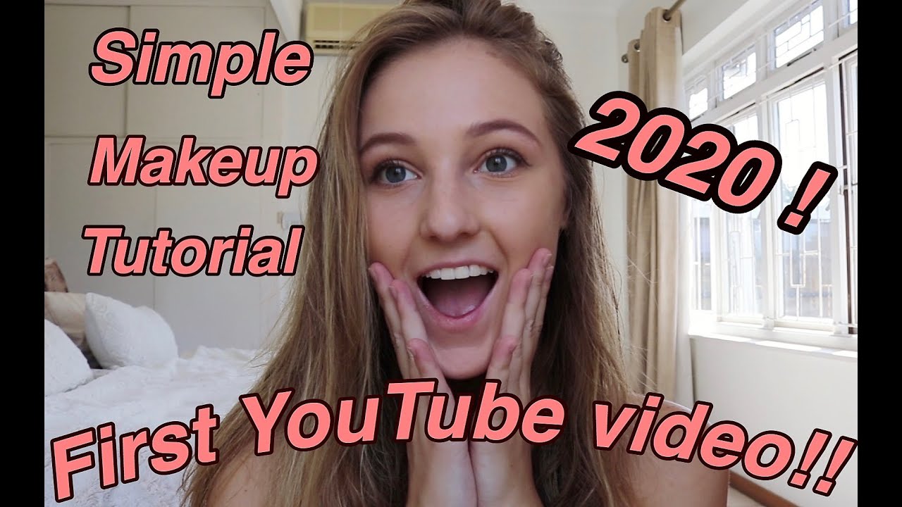 MY FIRST VIDEO | SIMPLE MAKEUP TUTORIAL DURING LOCKDOWN - YouTube
