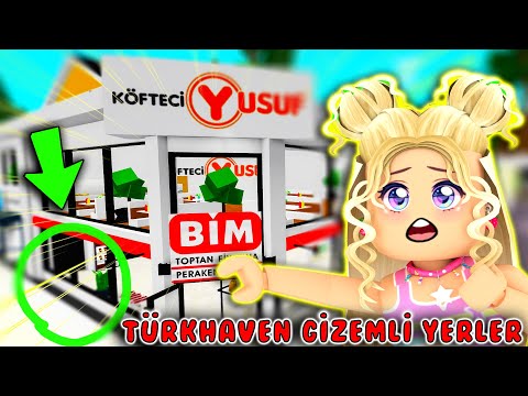 😲 TÜRKHAVEN ÇOK GİZEMLİ YERLER ❗😱| ROBLOX TÜRKHAVEN RP ! 🏡 BROOKHAVEN