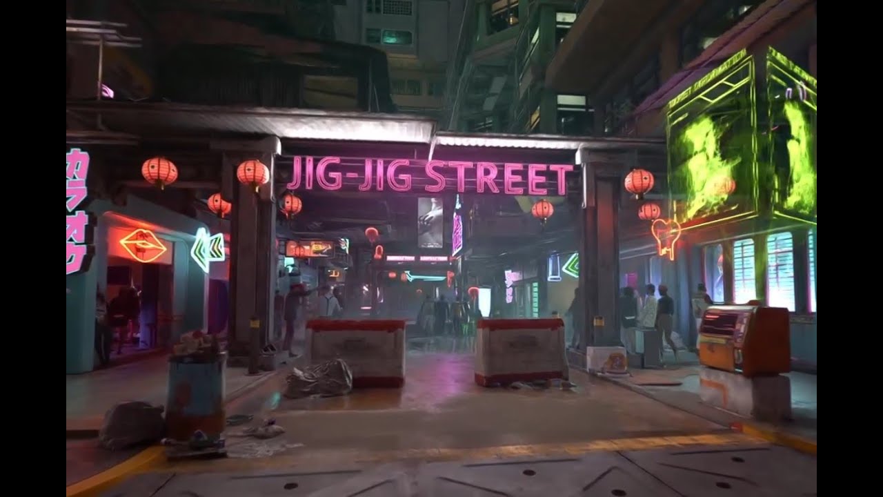Jig-Jig Street [Cyberpunk 2077] Night City - YouTube