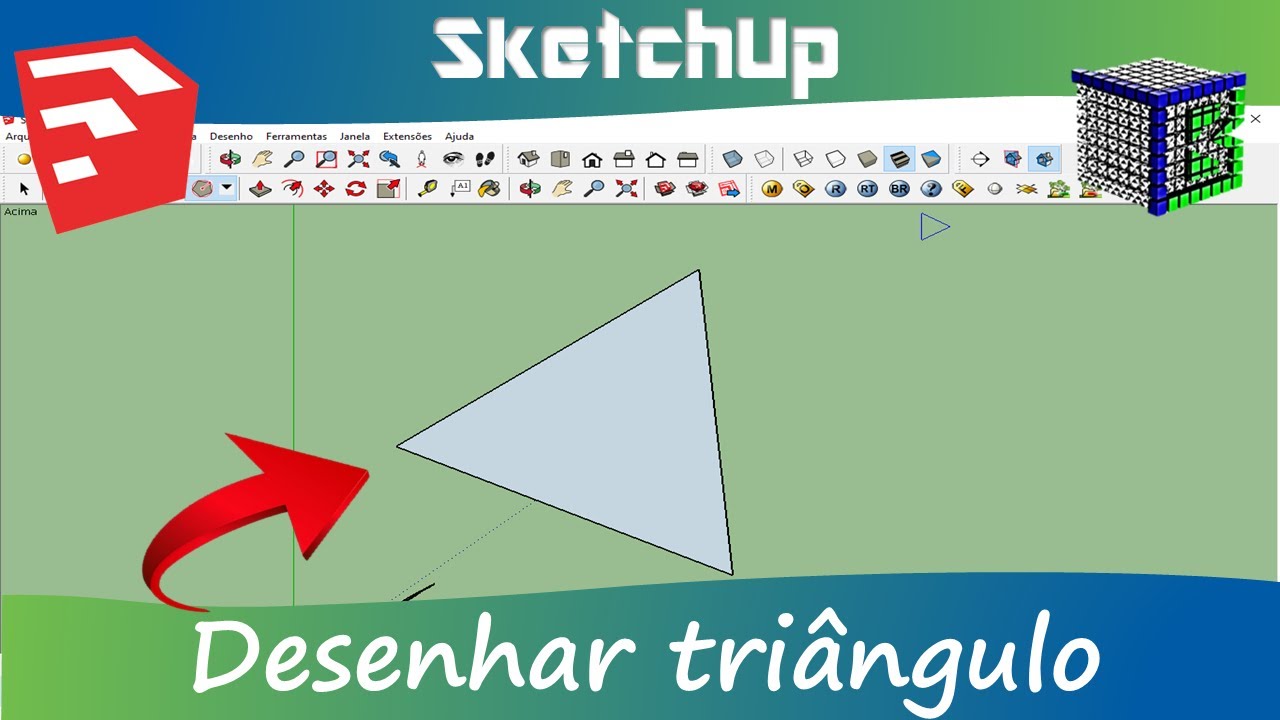 Megacursos Tutorial Sketchup Parte 3 Geometrias Volumenes SketchUp