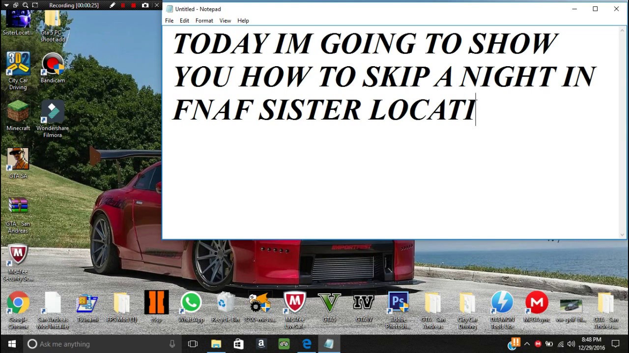 How To Skip A Night In FNAF SISTER LOCATION!!!!!!! - YouTube