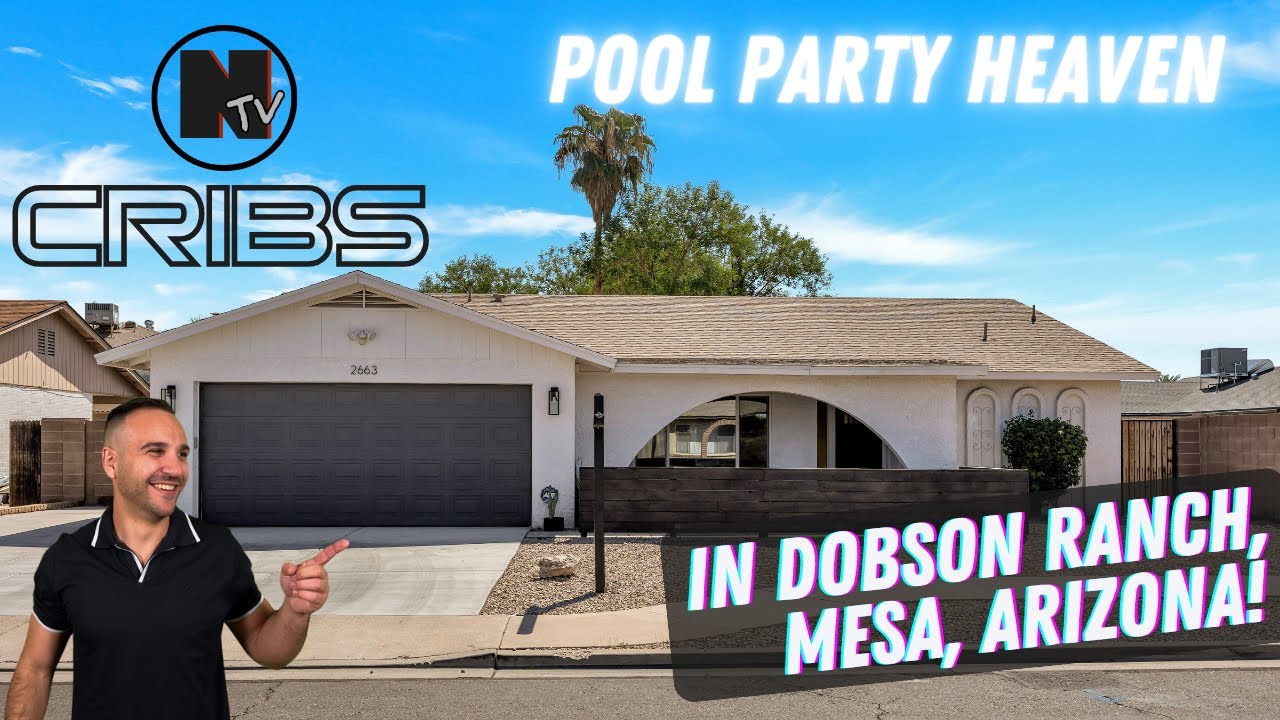 Cribs Tour: Stunning Dobson Ranch Mesa Home | Updated Kitchen, Private ...