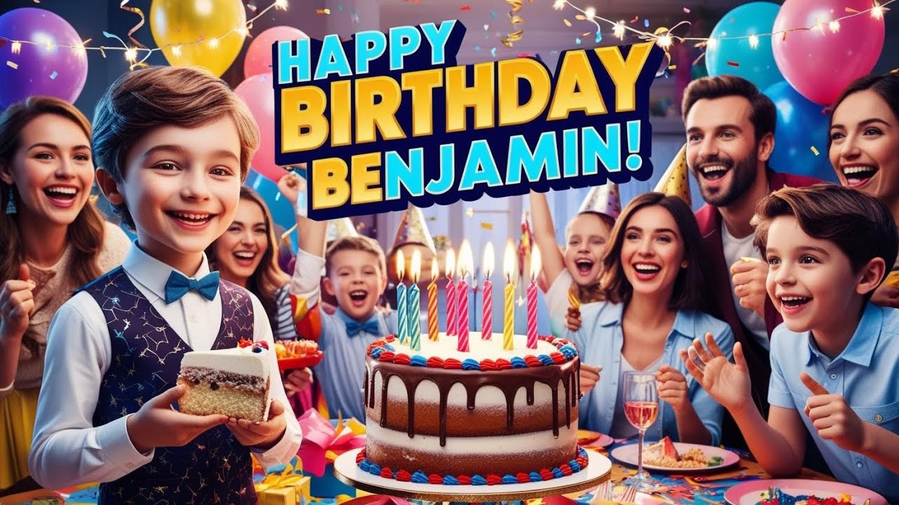 💯😍 BENJAMIN SONG–happy birthday Benjamin song 🥳#Benjamin - YouTube