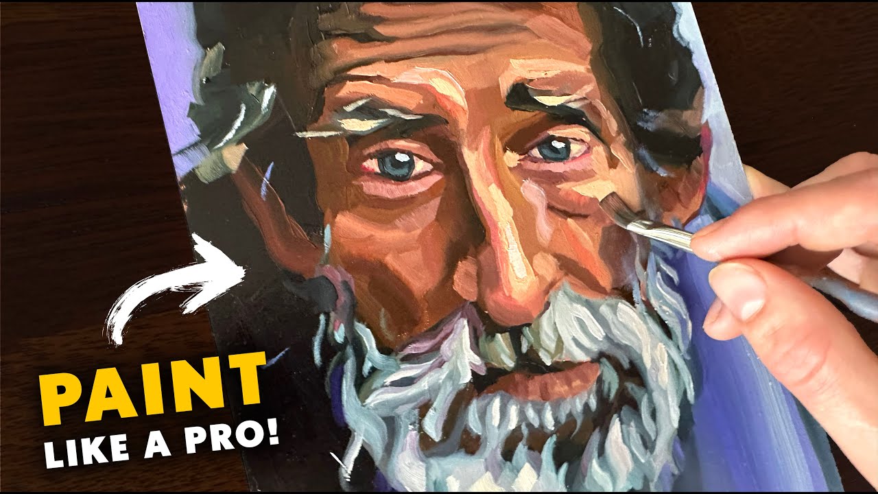 5 Steps to Paint ANY Portrait! (Step by Step Tutorial) - YouTube
