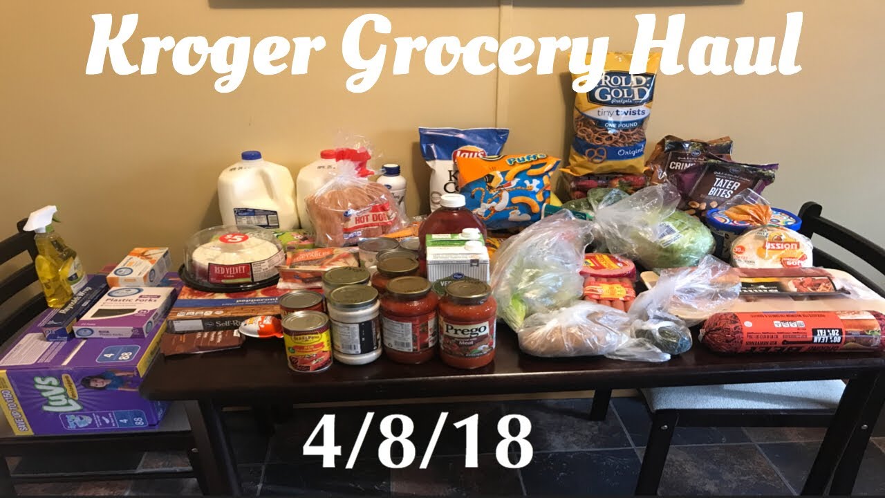 Kroger Grocery Haul! - YouTube