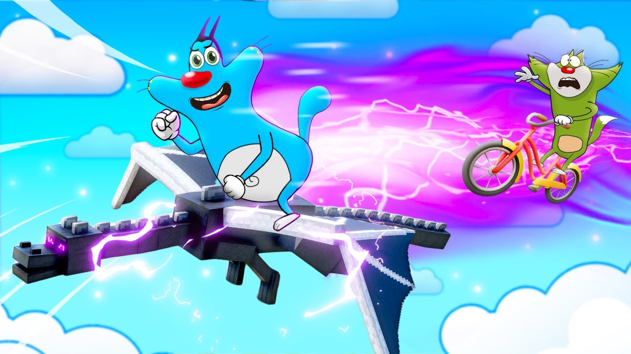 Roblox Oggy Ride Into Dragon Emperor With Jack - YouTube