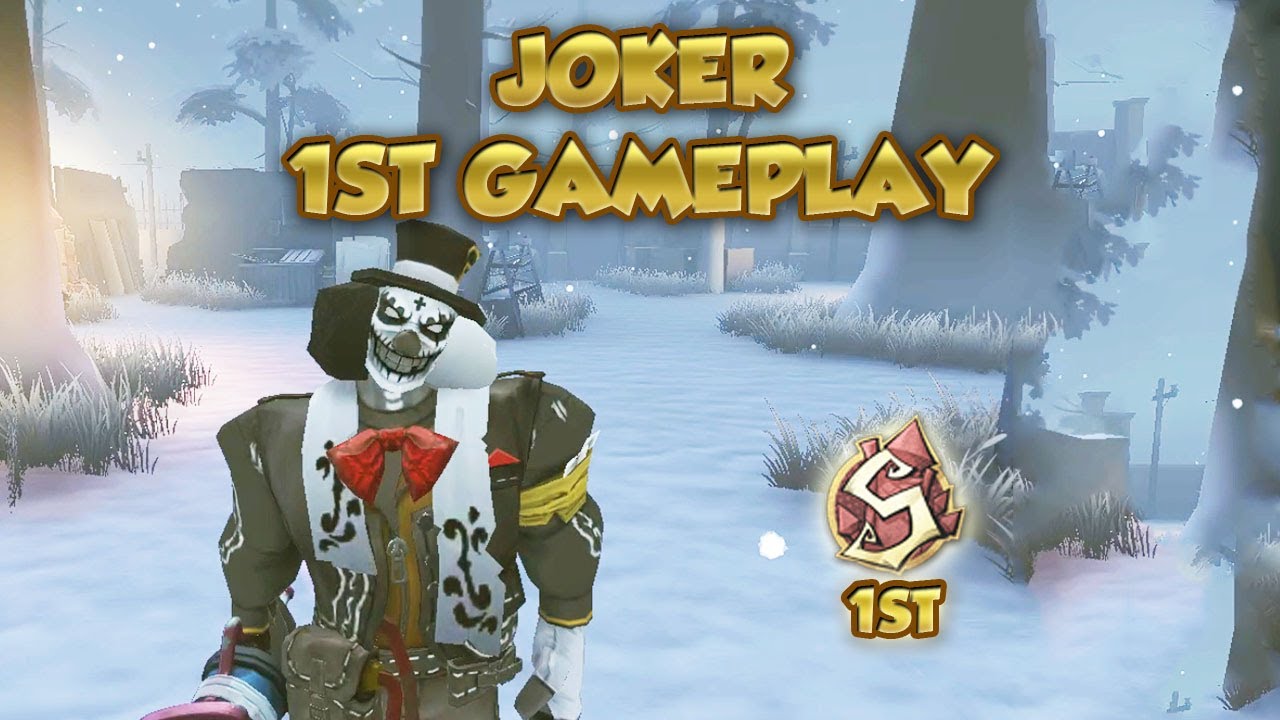 (1st Smiley Face) Joker 1st Gameplay | Identity V| 第五人格 | アイデンティティV ...