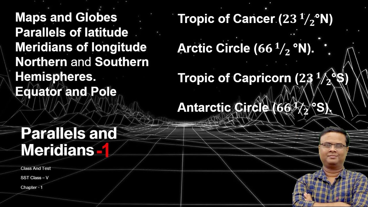 Parallels and Meridians | Class 5 SST Chapter 1A | CBSE Geography ...