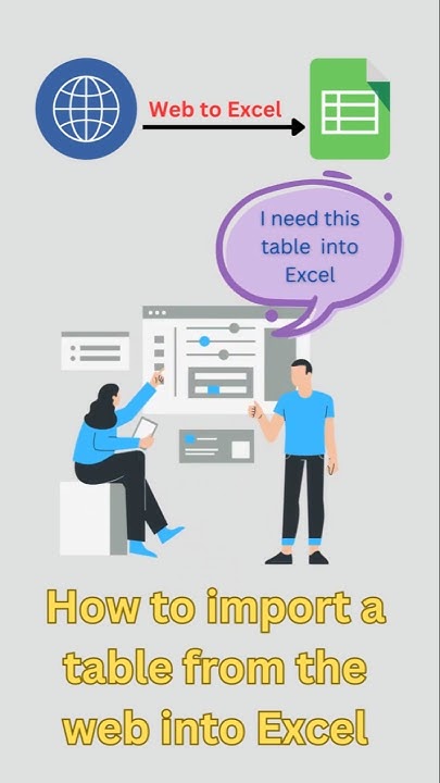 How to Import Data from Web to Excel ? - YouTube