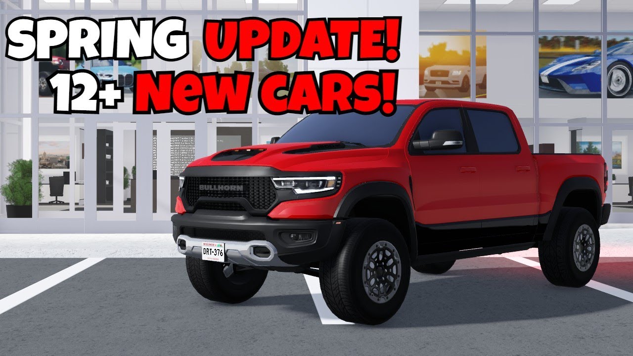 NEW GREENVILLE SPRING UPDATE! 12+ NEW CARS! - Greenville Roblox - YouTube