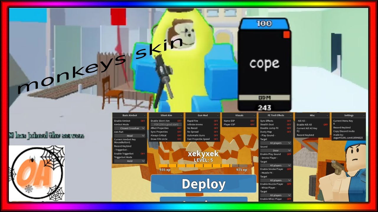 Roblox Arsenal but I am CHEATING and TROLLING - YouTube