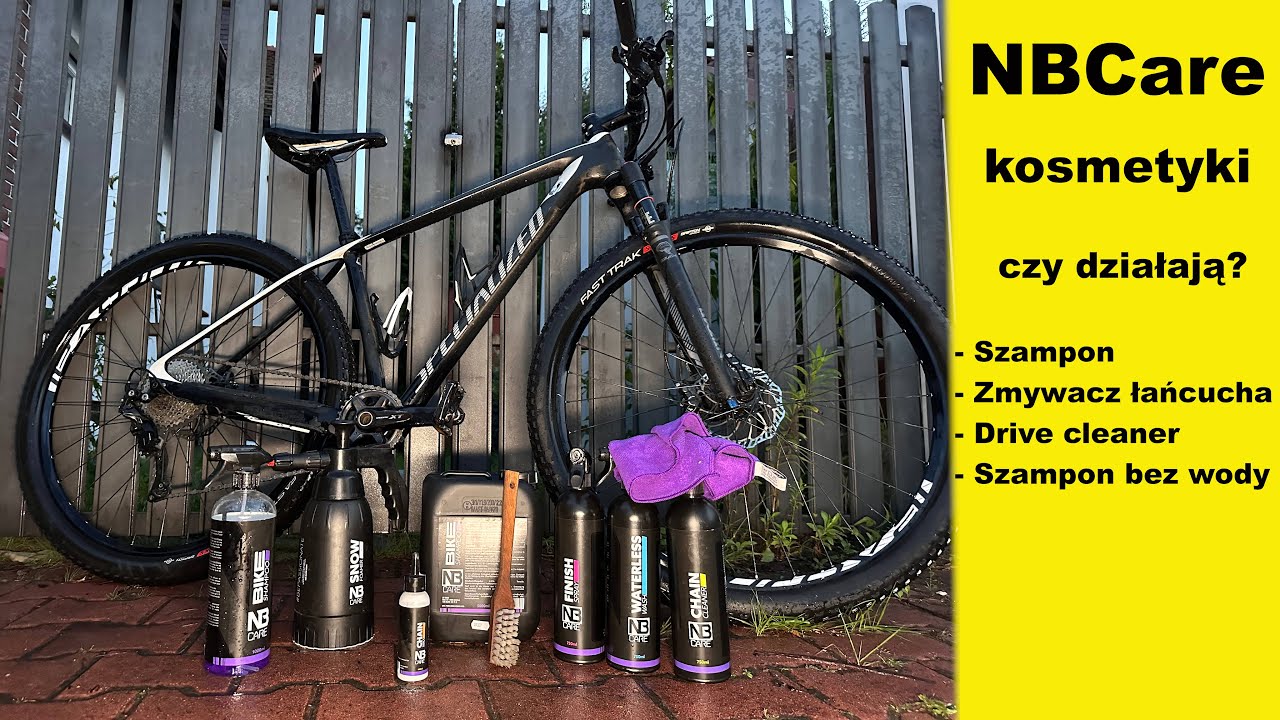 Kosmetyki rowerowe NB Care - mały test - wosk, szampon, dry cleaner ...