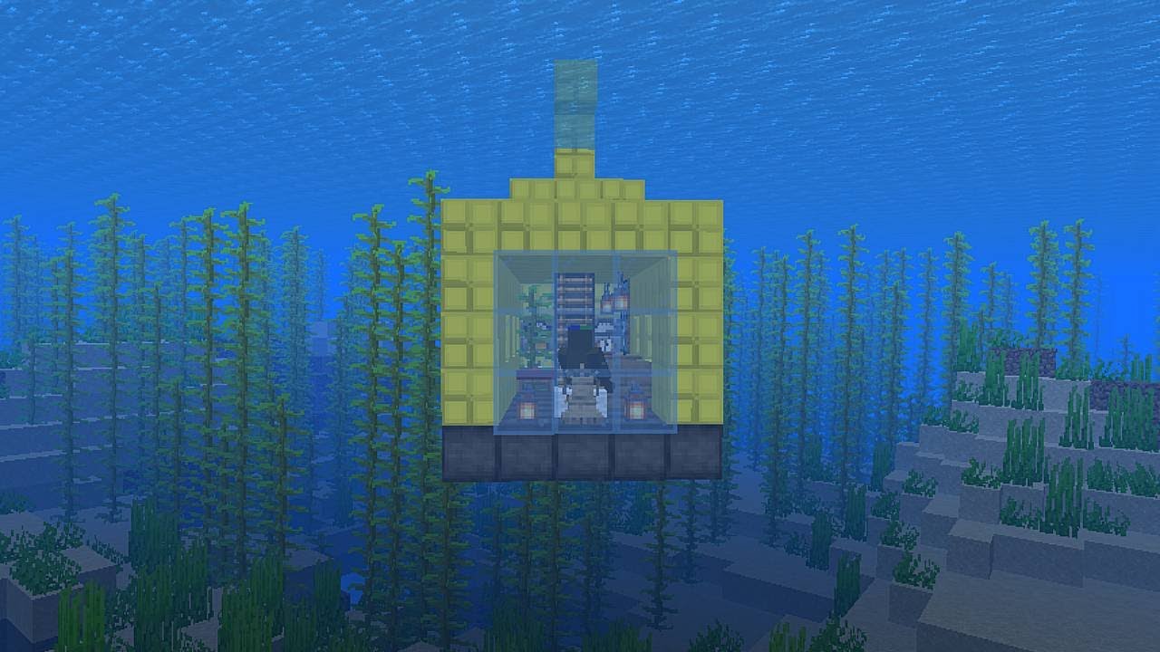 i built a working submarine in minecraft - YouTube