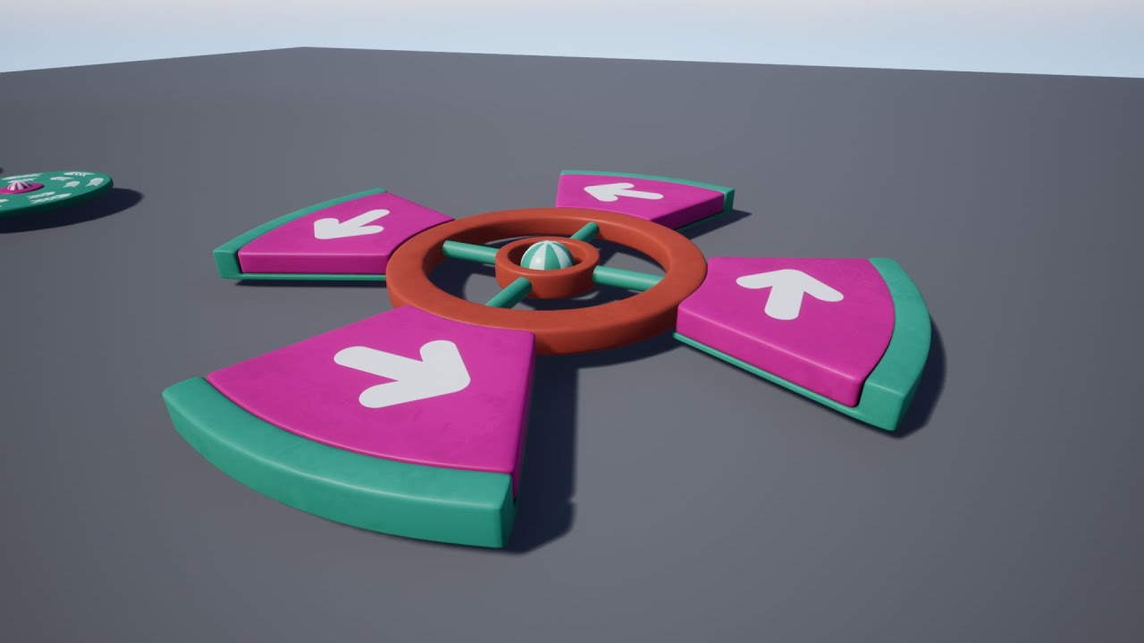 Game-Ready Spinner Pack 01 | 3D Animated Obstacles for Party Games Fab ...