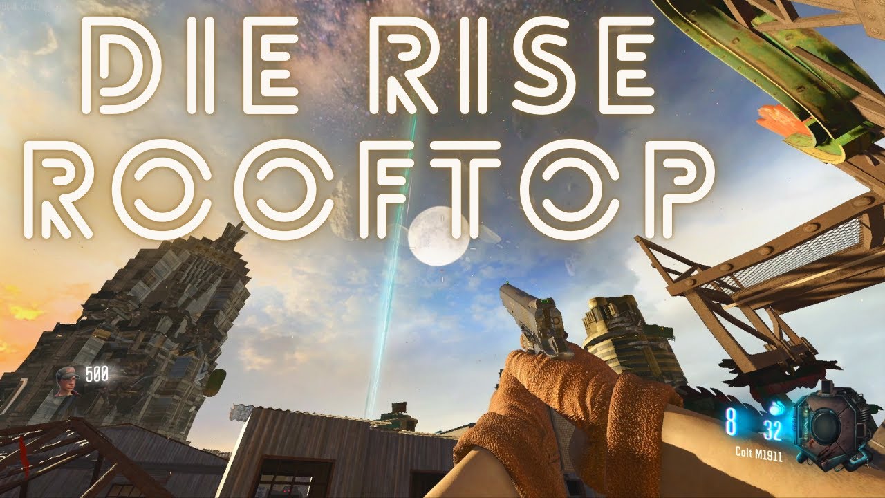 DIE RISE ROOFTOP NO COMMENTARY GAMEPLAY (BLACK OPS 3 ZOMBIES) - YouTube