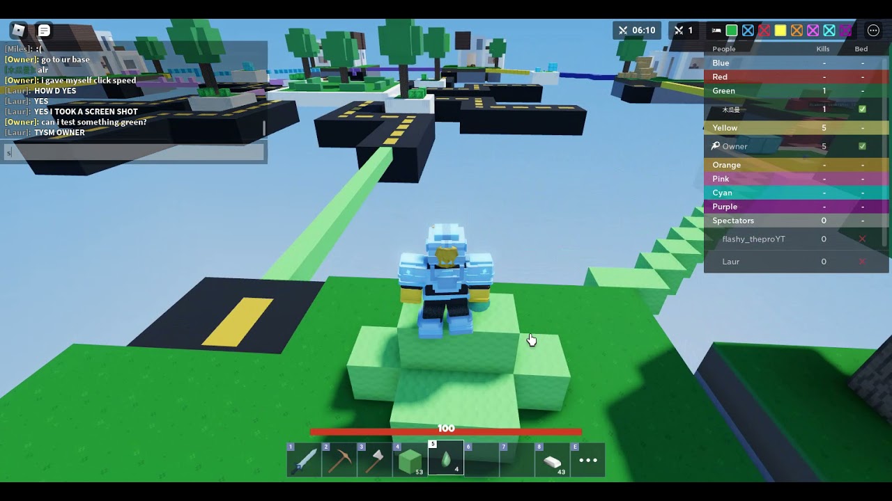 playing roblox bedwars with @Tanqr - YouTube