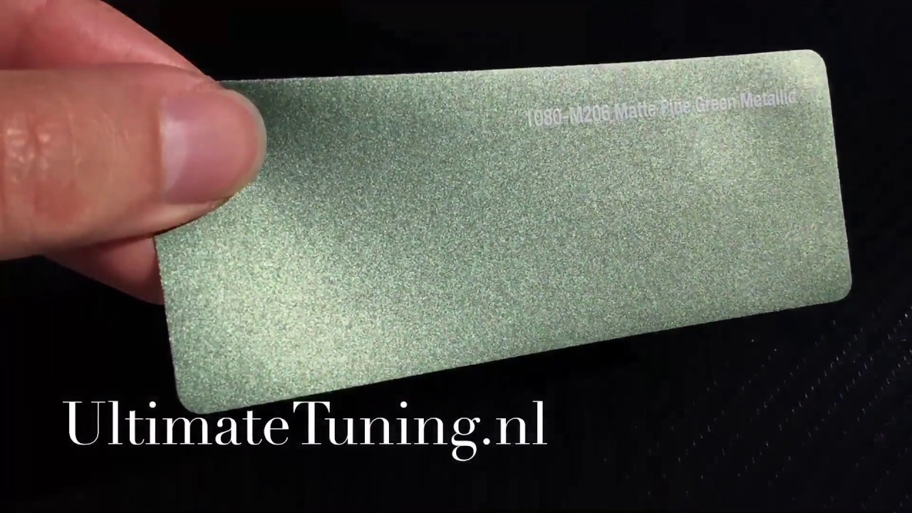 3M 1080 M206 Matte Pine Green Metallic UltimateTuning.nl - YouTube