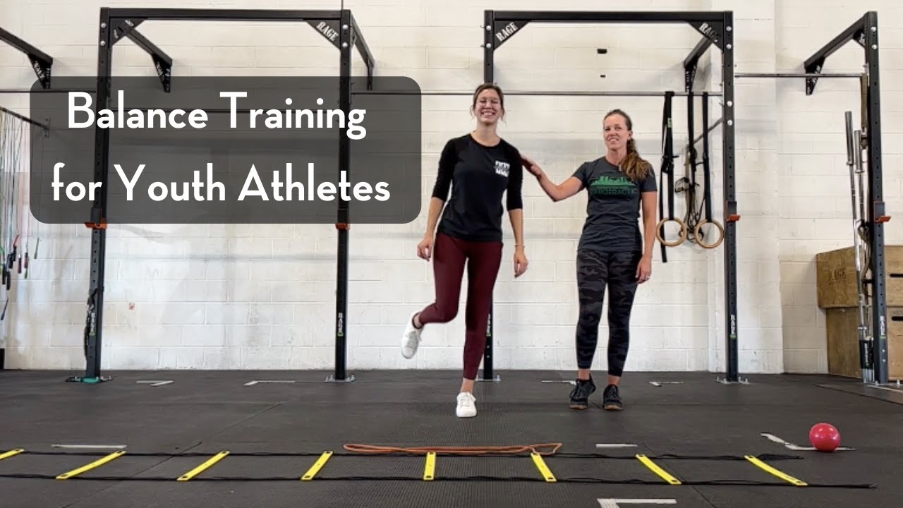 Balance Training for Youth Athletes and Ankle Rehab - YouTube