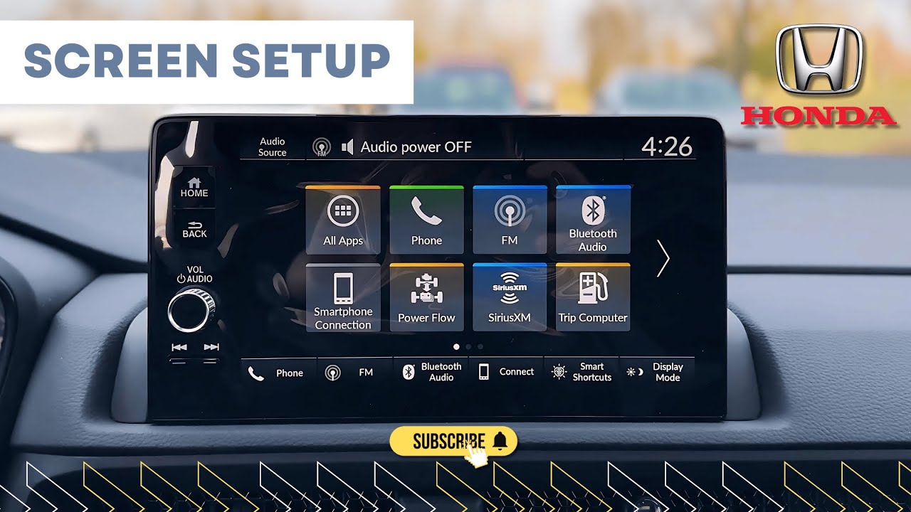 How to Customize the Screen Layout on Your Honda - YouTube