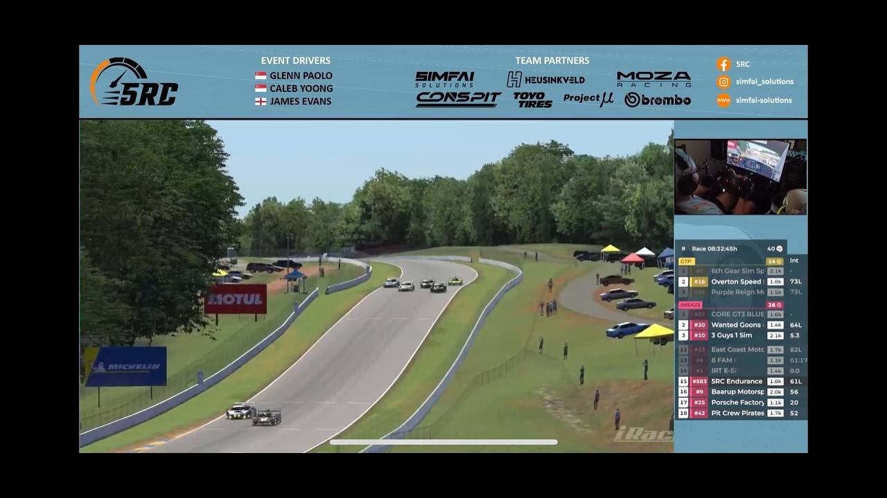 5RC Endurance - iRacing Petit Le Mans 2023 (Porsche 911 GT3 R (992 ...