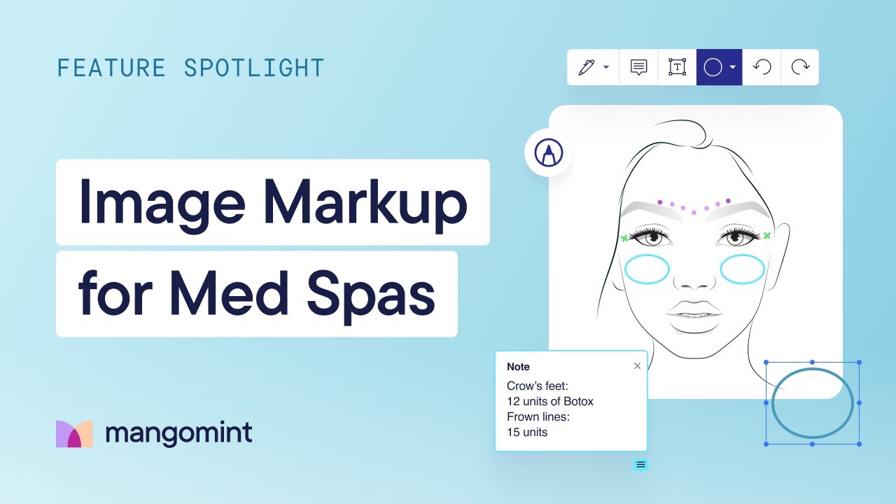 Facial Charting & Image Markup for Med Spas | Feature Spotlight - YouTube