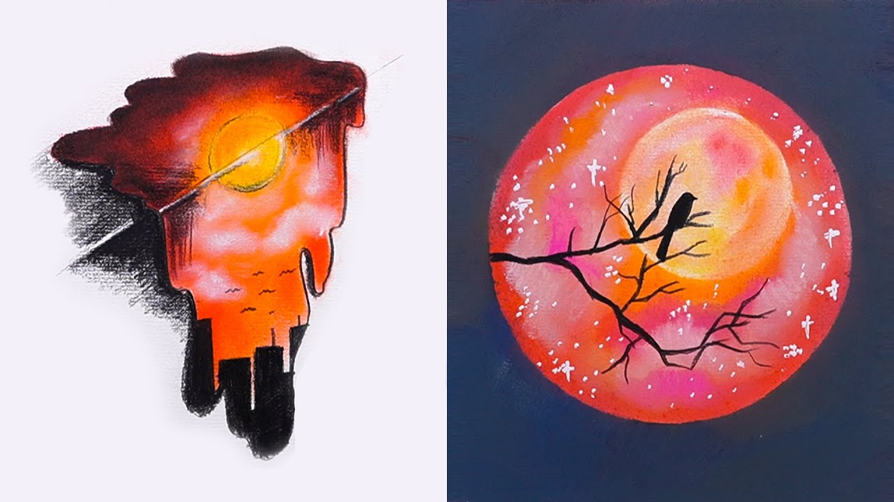 8 Easy Recipes To Become An Artist || Simple Drawing And Painting ...