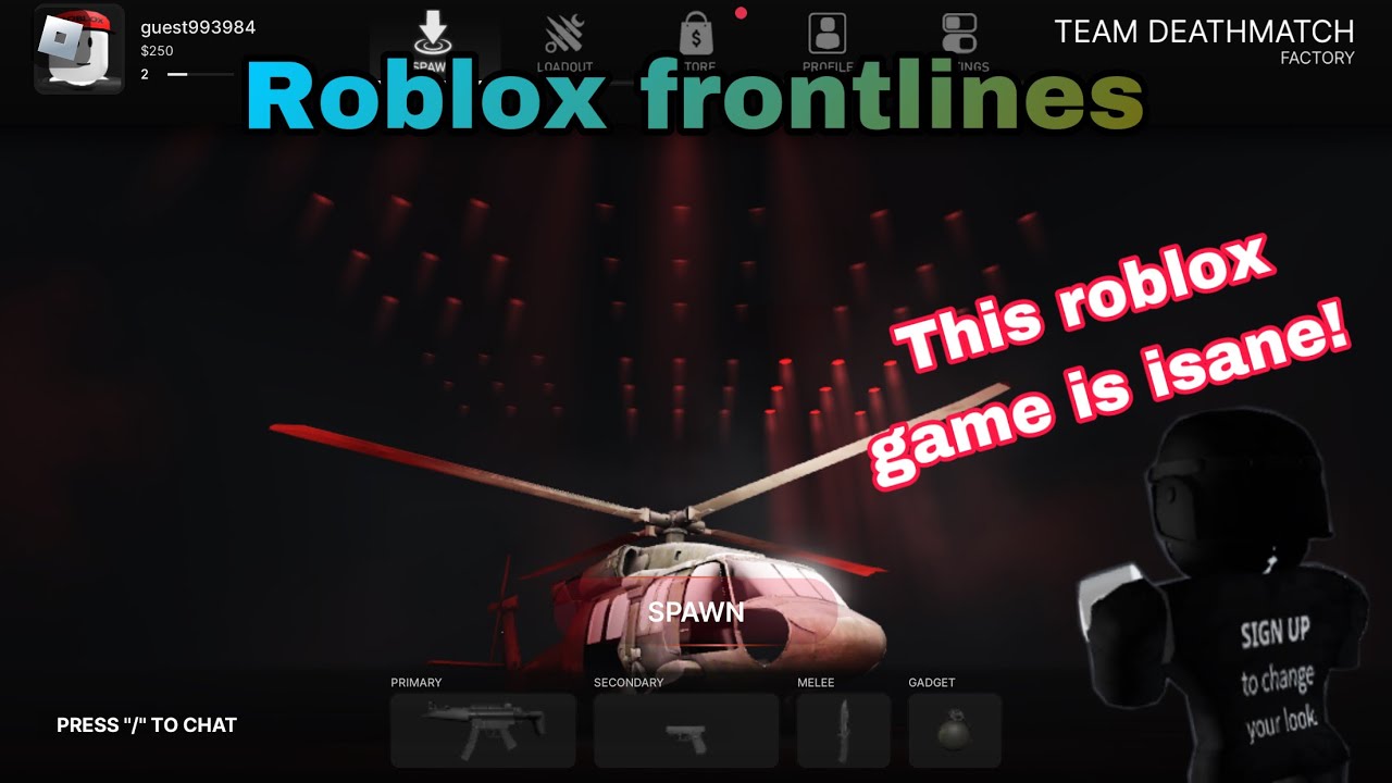 Playing Roblox Frontlines for the first time! This game is insane ...