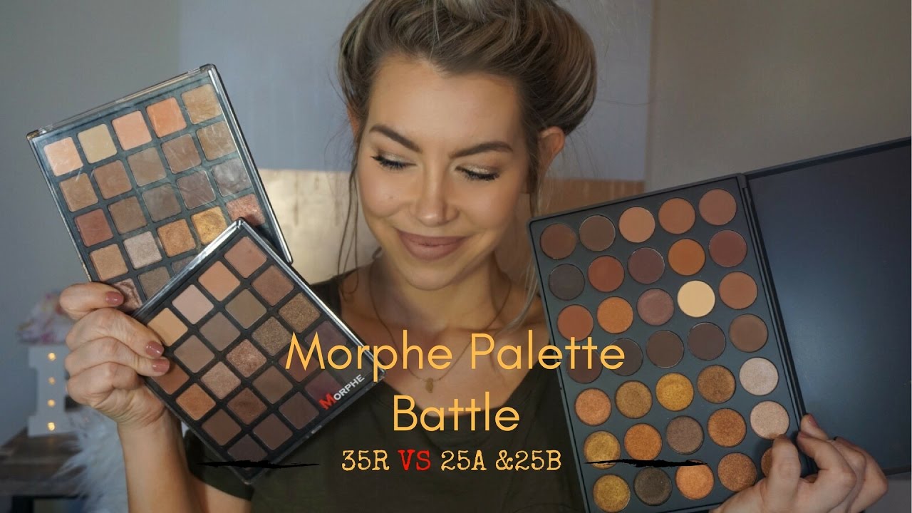 Morphe 35R vs. 25A and 25B Palette | Do you need both? - YouTube